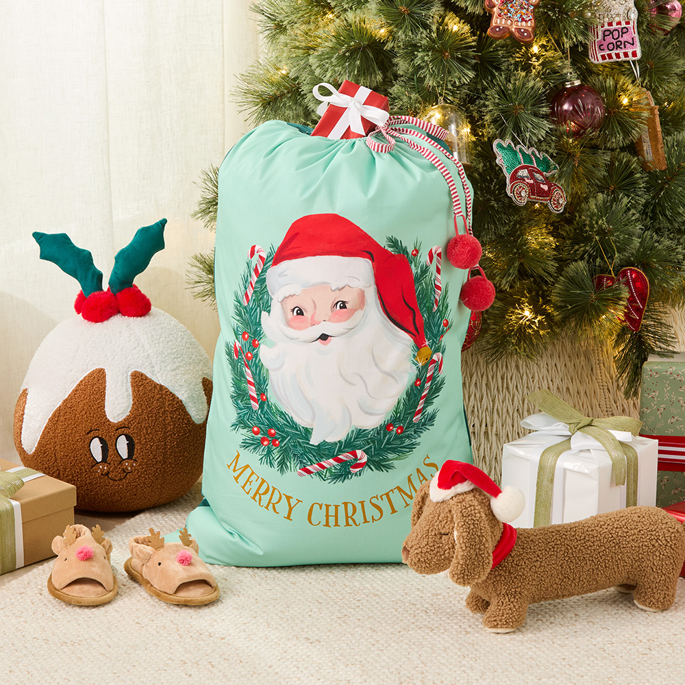 Adairs Kids Merry Christmas Santa Sack Adairs