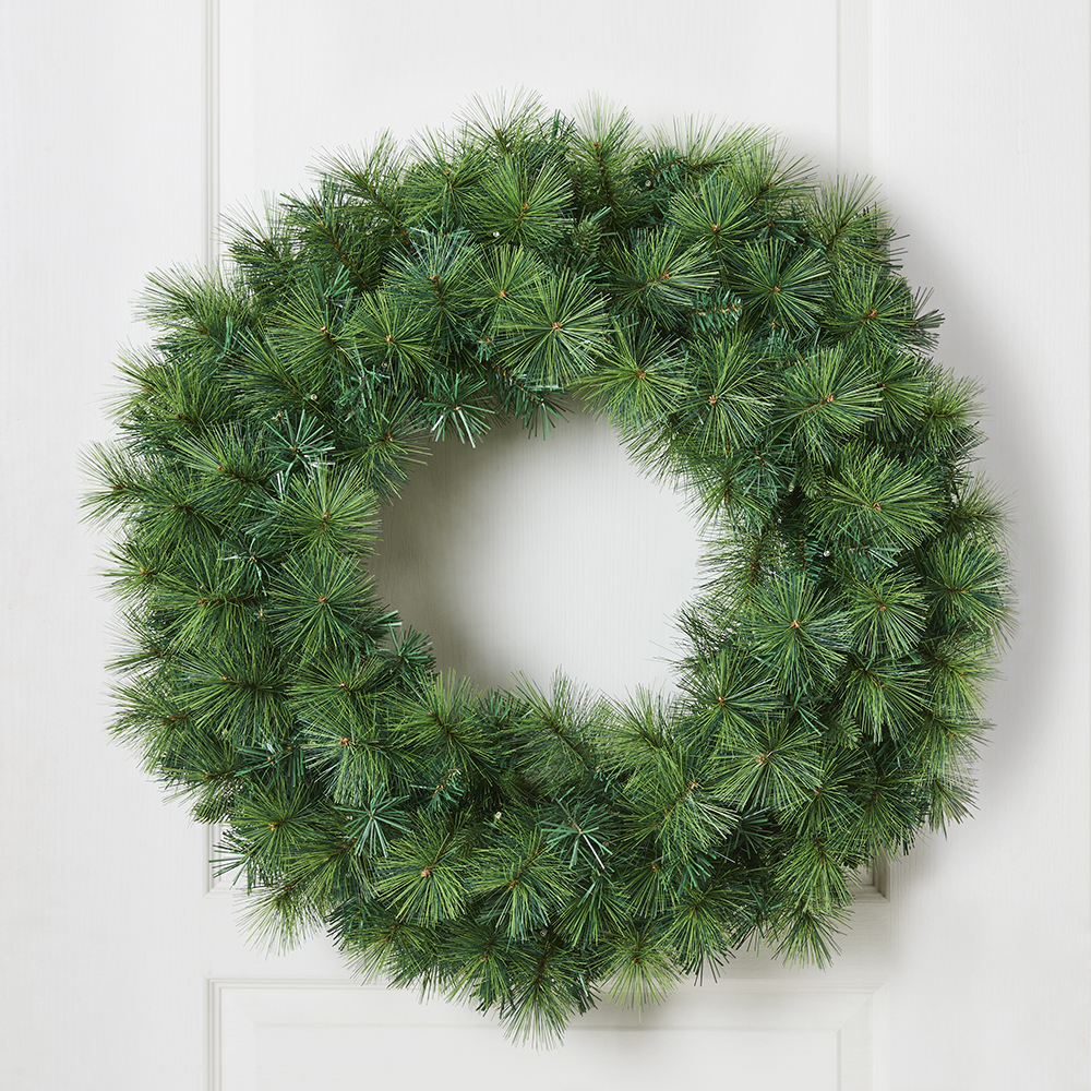 Pine Green Large LED Wreath | Adairs