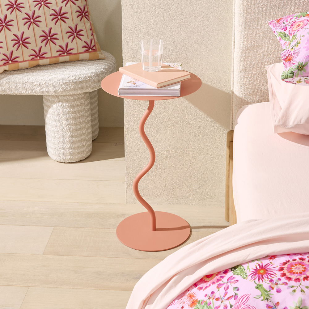 Catalina Sienna Side Table | Adairs