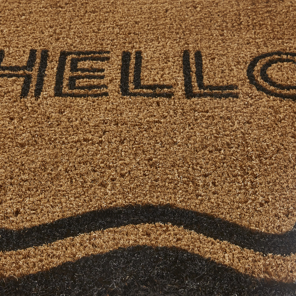 Coir Hello Wave Doormat | Adairs