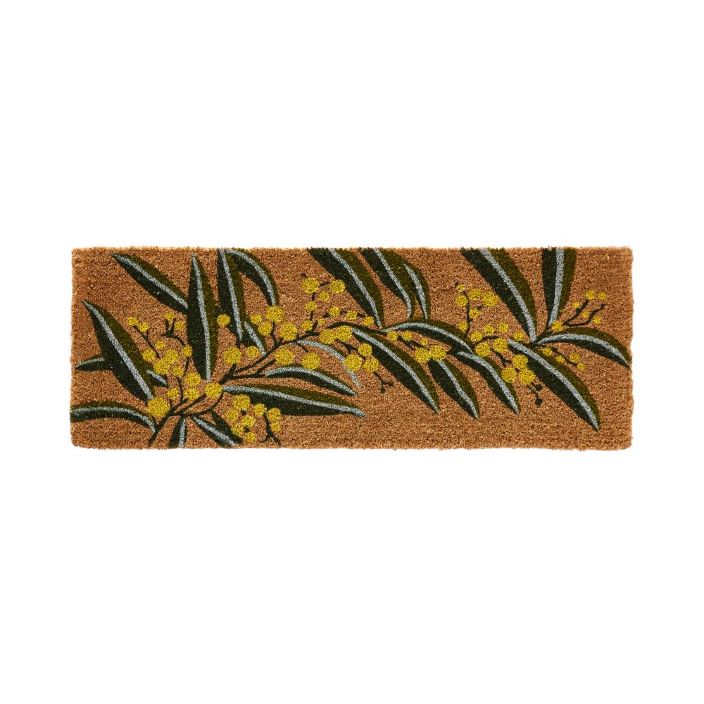 Coir Hello Spot Wattle Doormat | Adairs