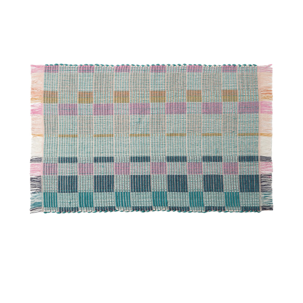 Gambit Blue Indoor Mat | Adairs