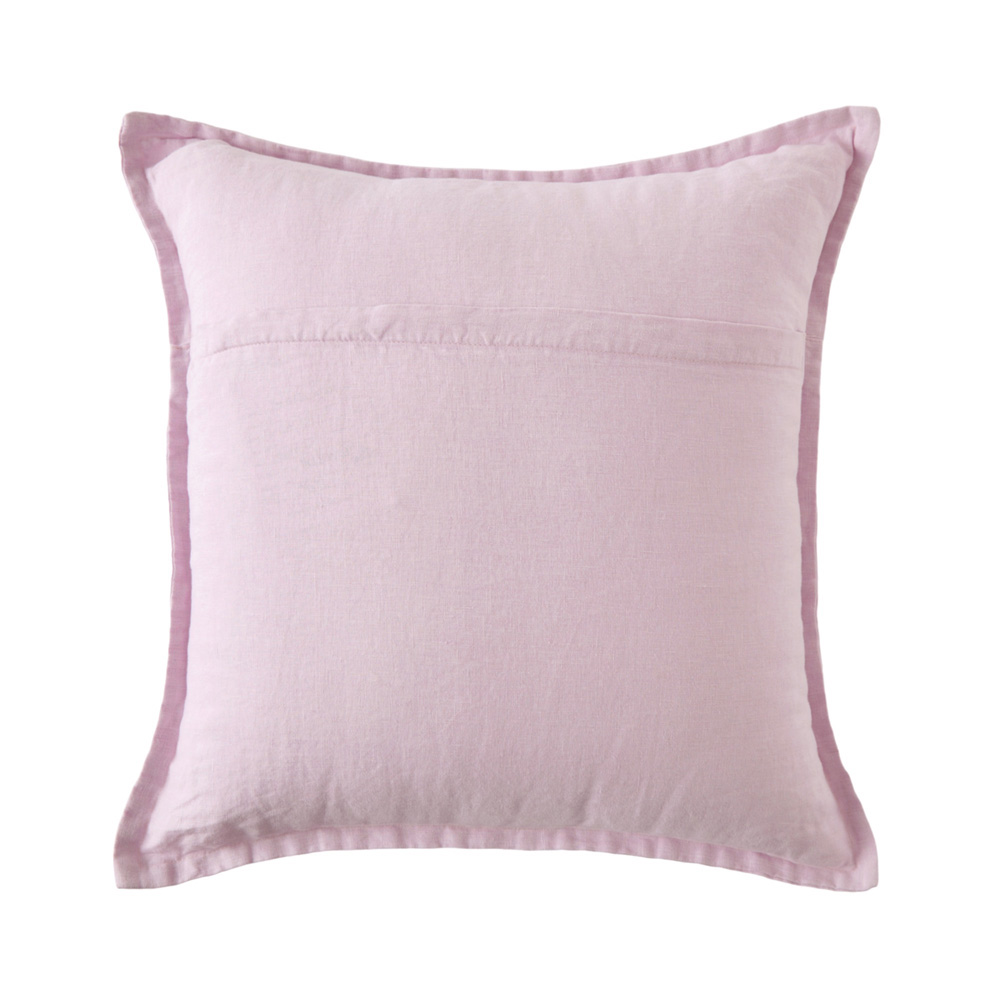 Belgian Orchid Vintage Washed Linen Cushion | Adairs