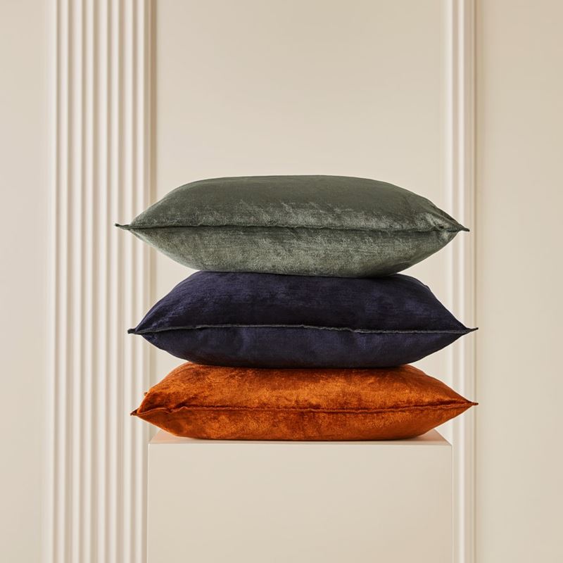 Cairo Brown Sugar Velvet Cushion | Adairs