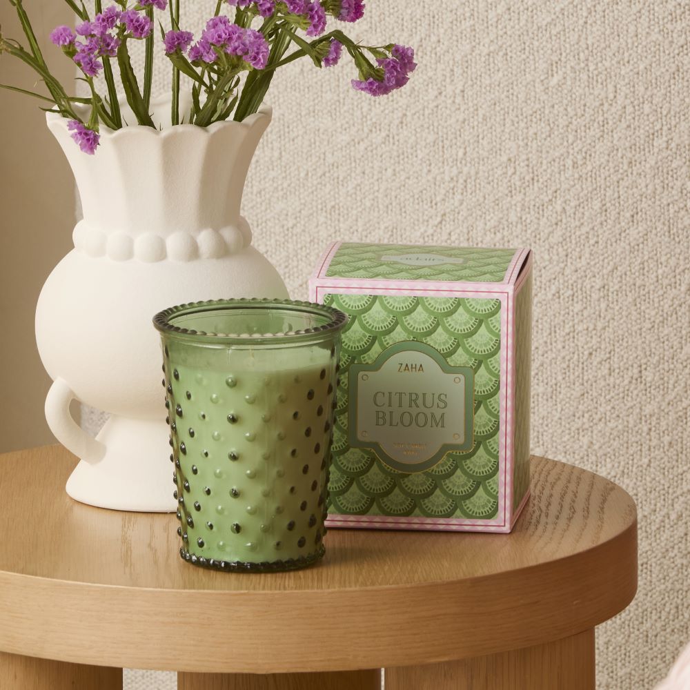 Zaha Citrus Bloom Candle 430g | Adairs