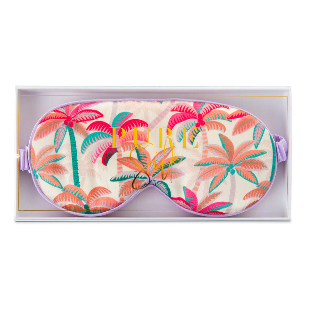 Pure Silk Fiesta Palm Eye Mask | Adairs