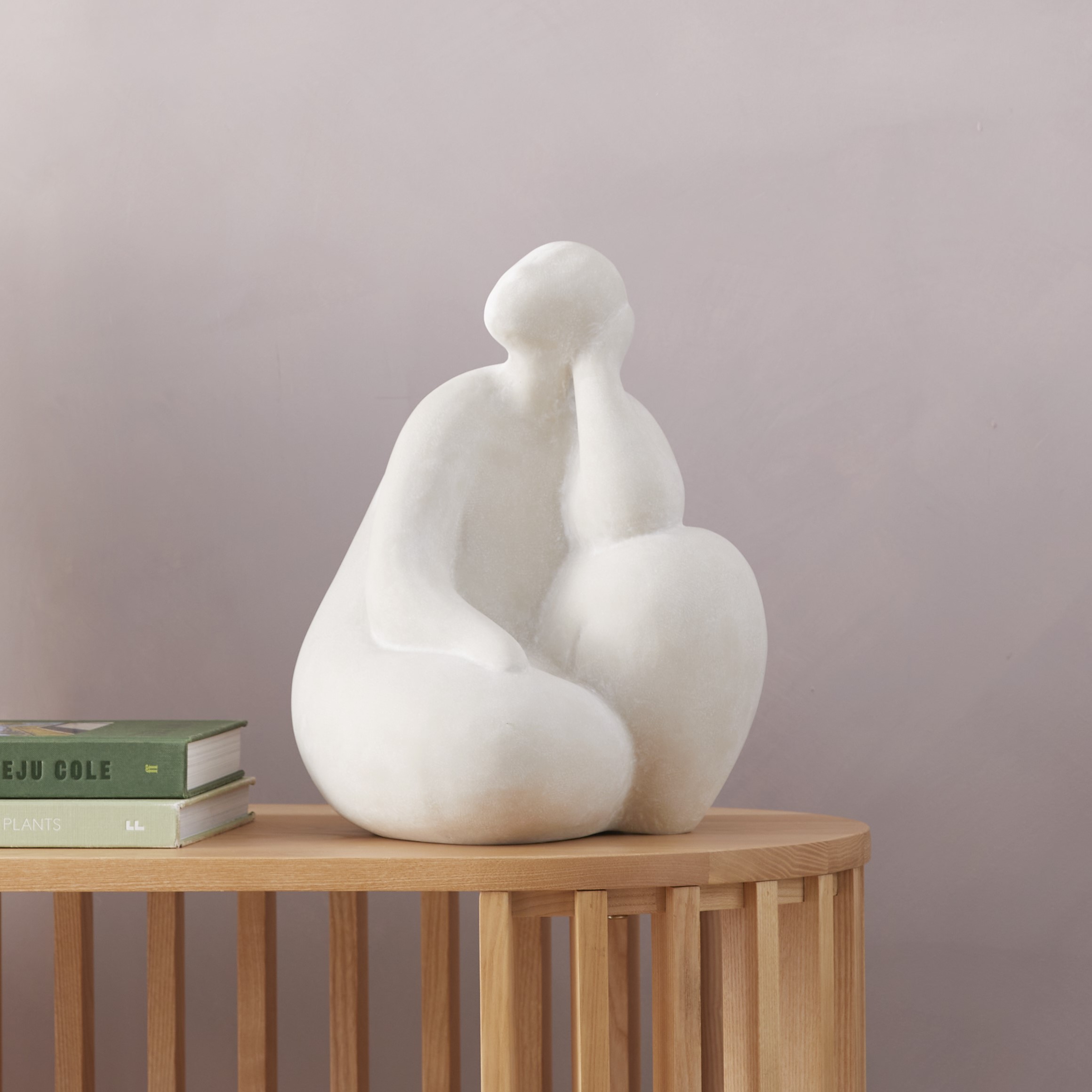 Thinking Off White Statue | Adairs