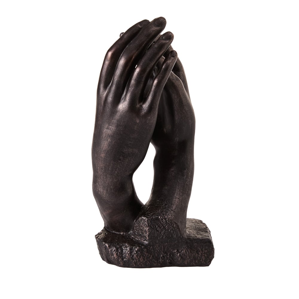 Grace Bronze Hands Statue | Adairs