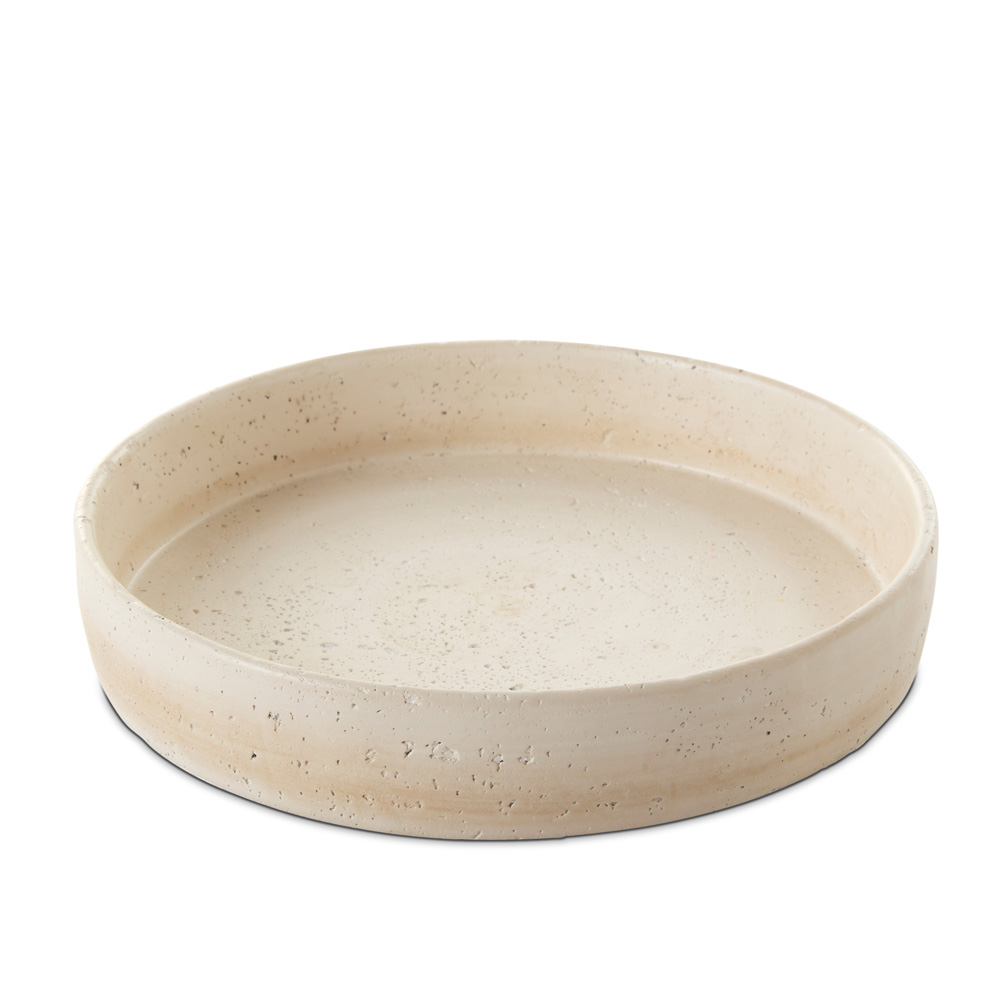 Petra Natural Round Tray | Adairs