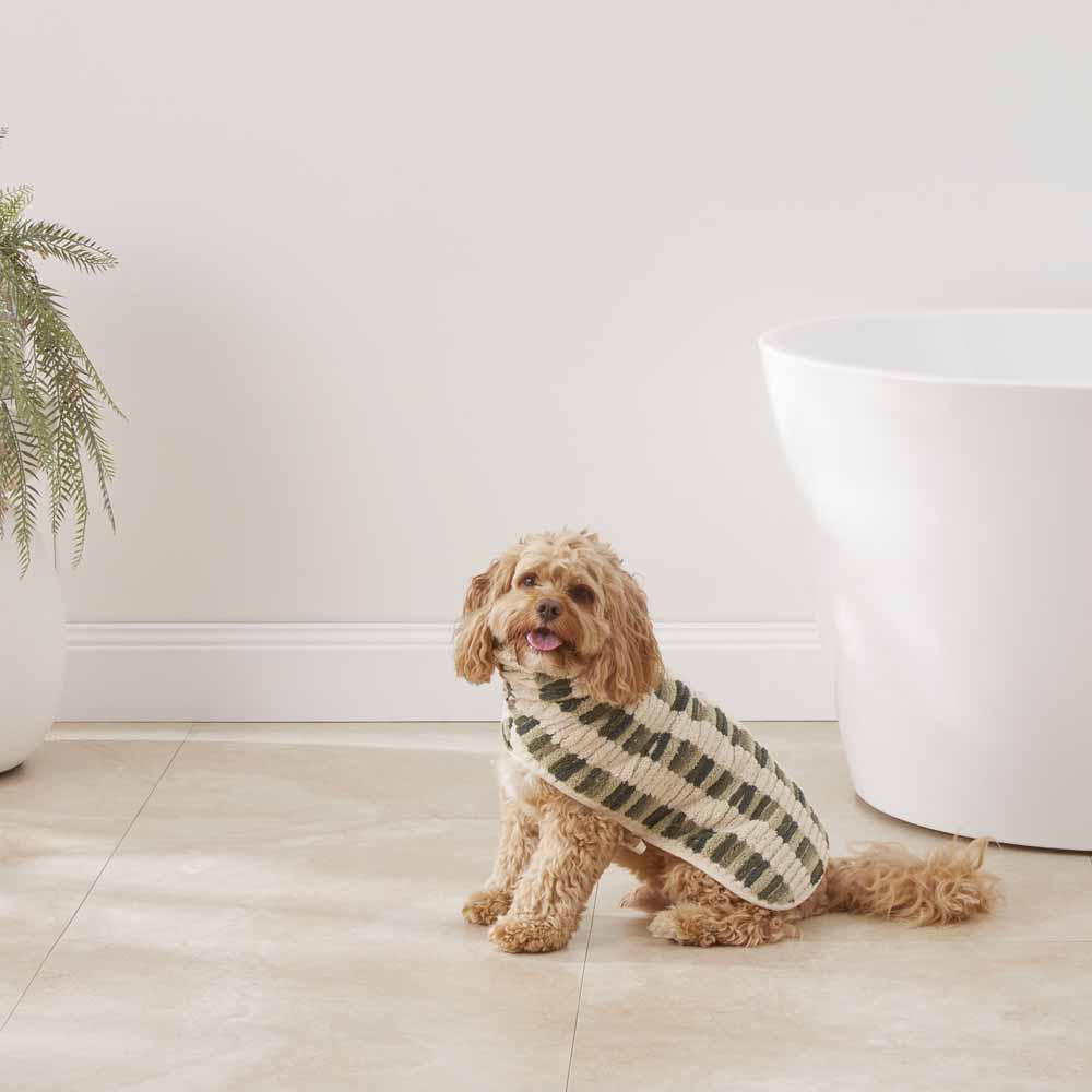 European Willow Green Multi Turkish Cotton Drying Jacket | Adairs