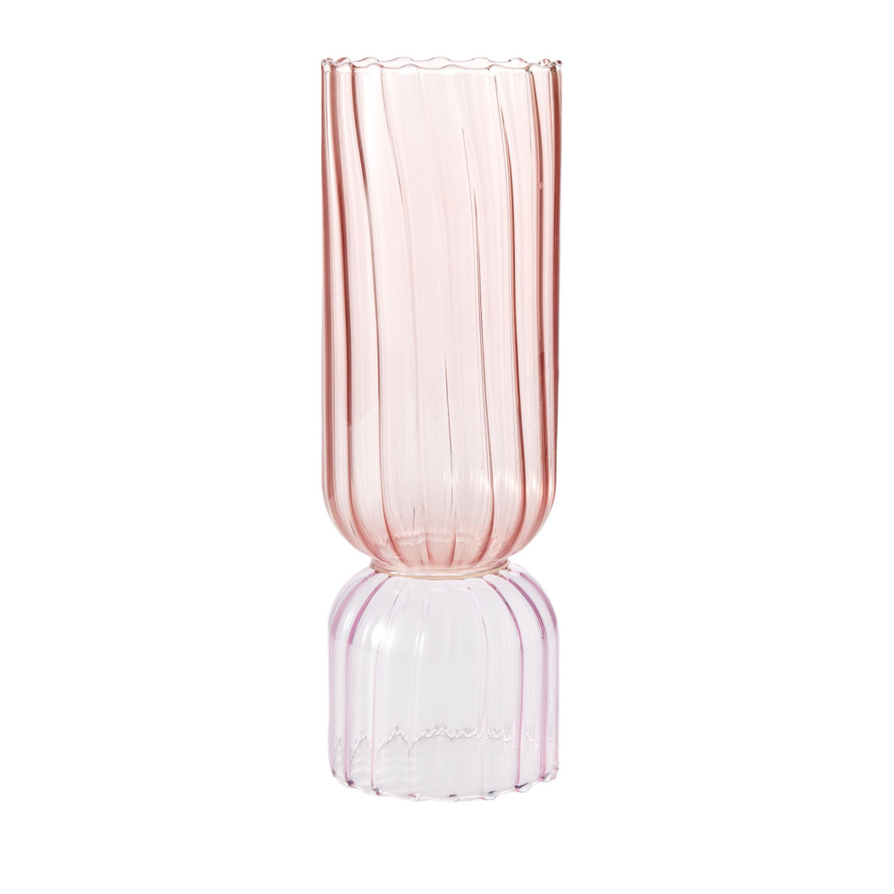 Kora Blush & Pink Tall Vase | Adairs