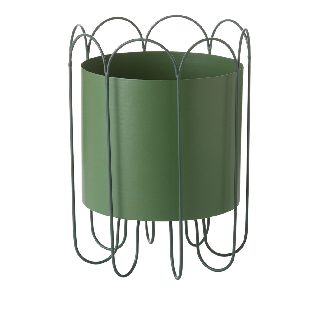 Colombo Light Green & Dark Green Plant Stand | Adairs