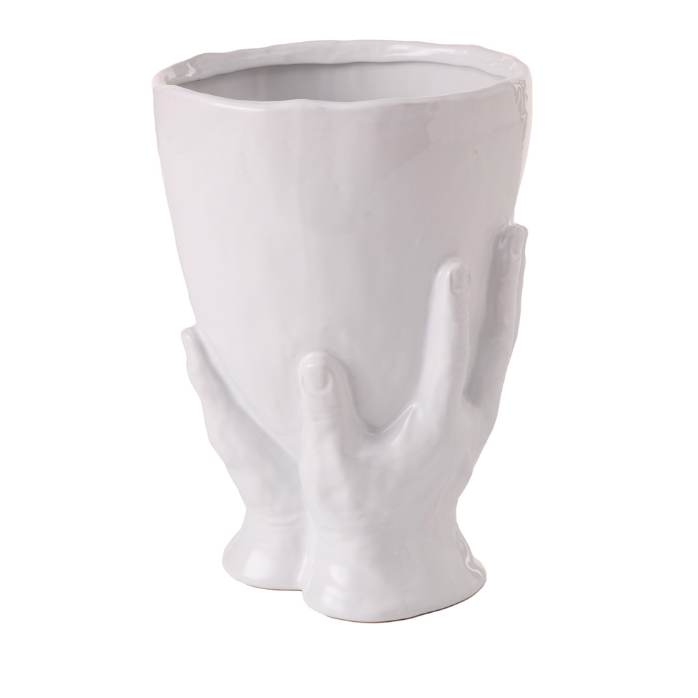 Hand White Pot | Adairs