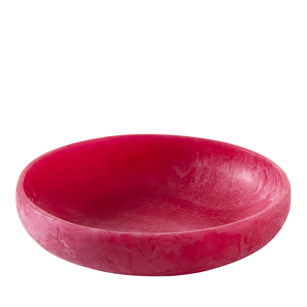 Calypso Matte Raspberry Resin Medium Serving Bowl | Adairs