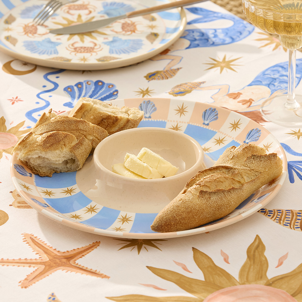 La Sirena Sun & Shell Melamine Chip & Dip | Adairs