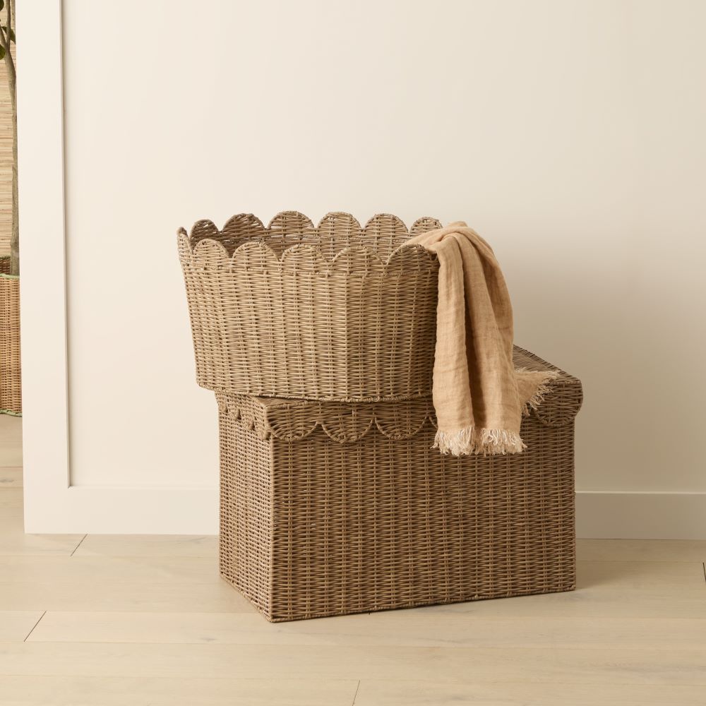 Scalloped Natural Baskets | Adairs