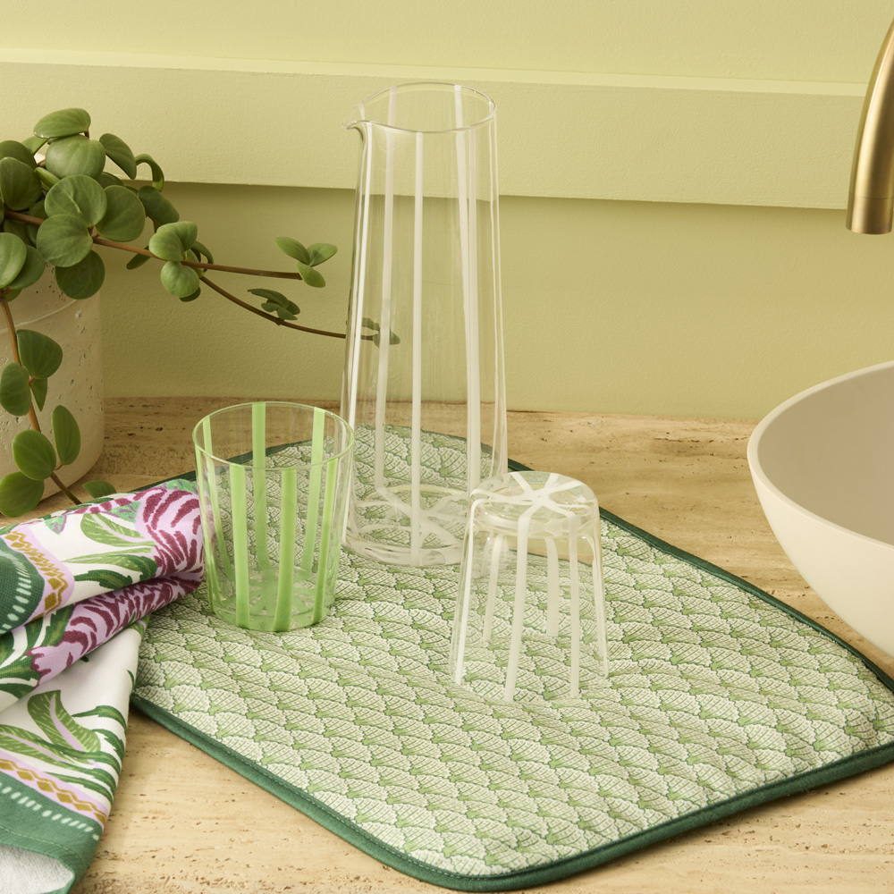 Harper Palm Reversible Drying Mat | Adairs