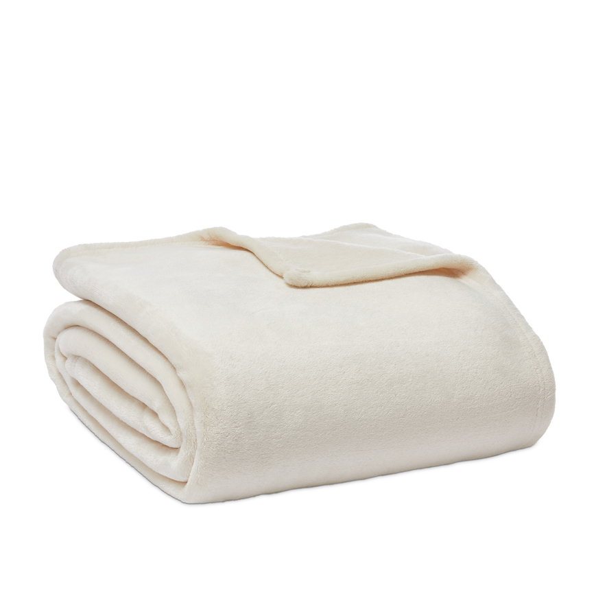 Aspen Natural Fleece Blanket | Adairs
