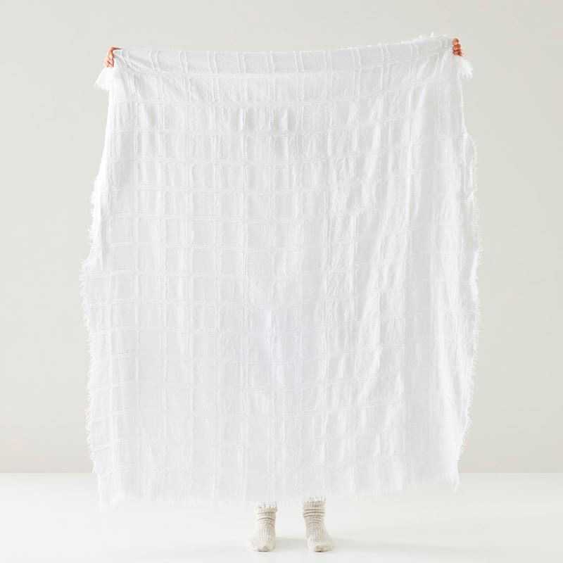 Pasquale Natural Linen Throw | Adairs