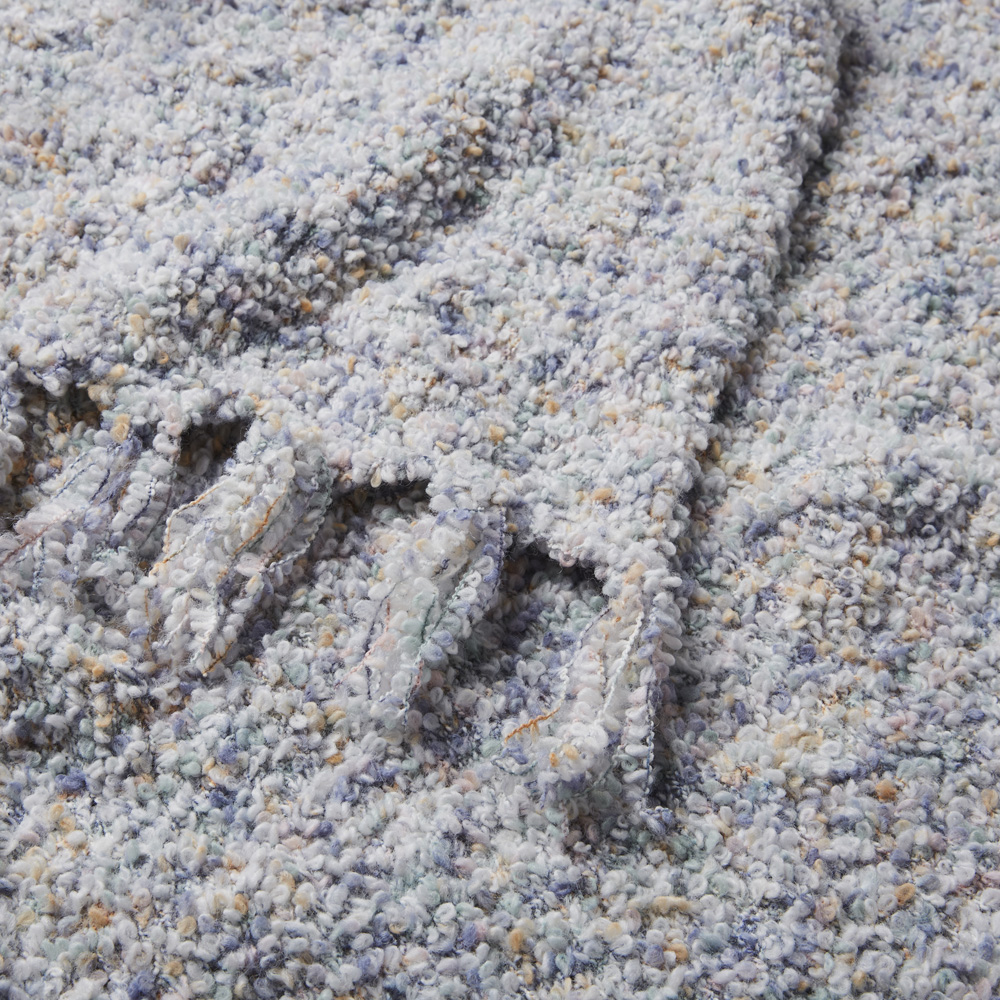 Bergen Blue Boucle Throw | Adairs