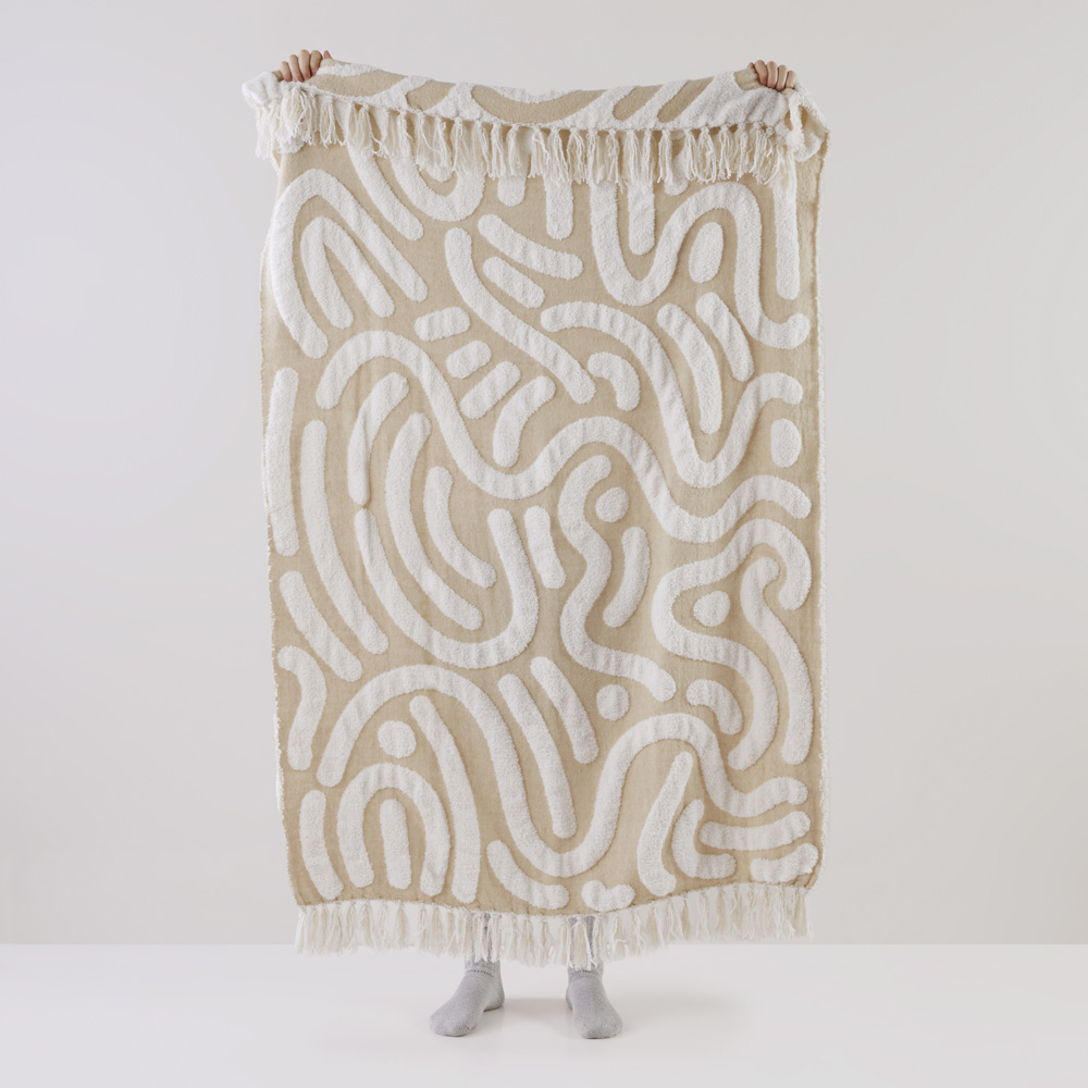 Samoa Natural Throw | Adairs