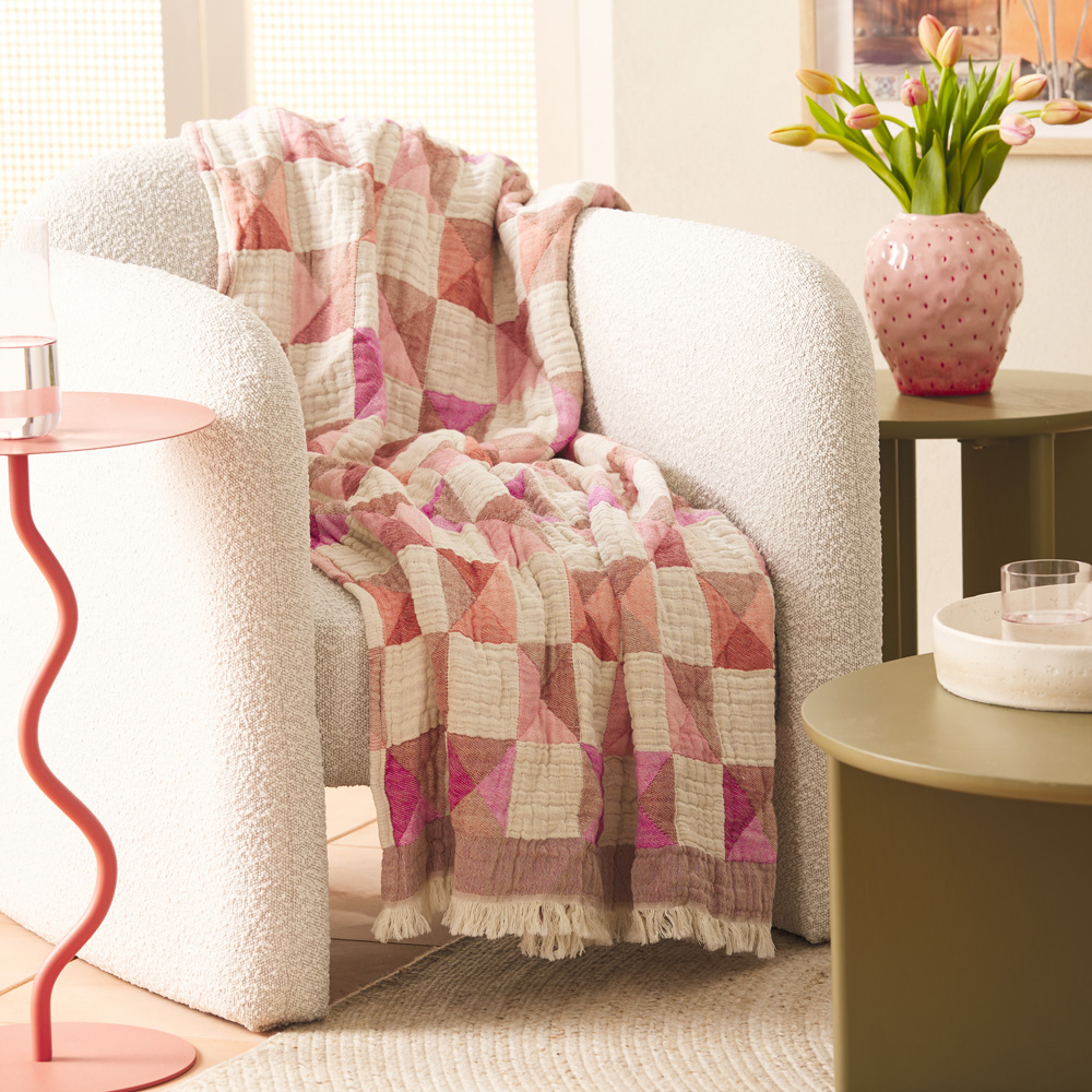 European Dora Earth Throw | Adairs