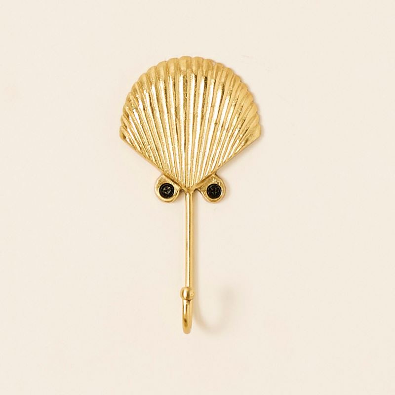 Brass Shell Wall Hook Adairs