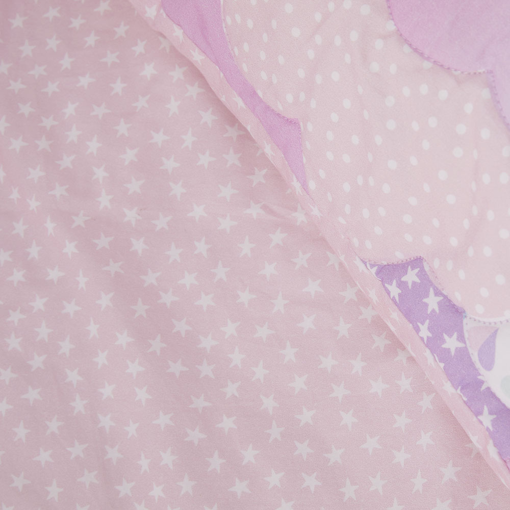 Adairs Kids - Sleep In The Clouds Lilac Cot Quilted Quilt Cover Set ...