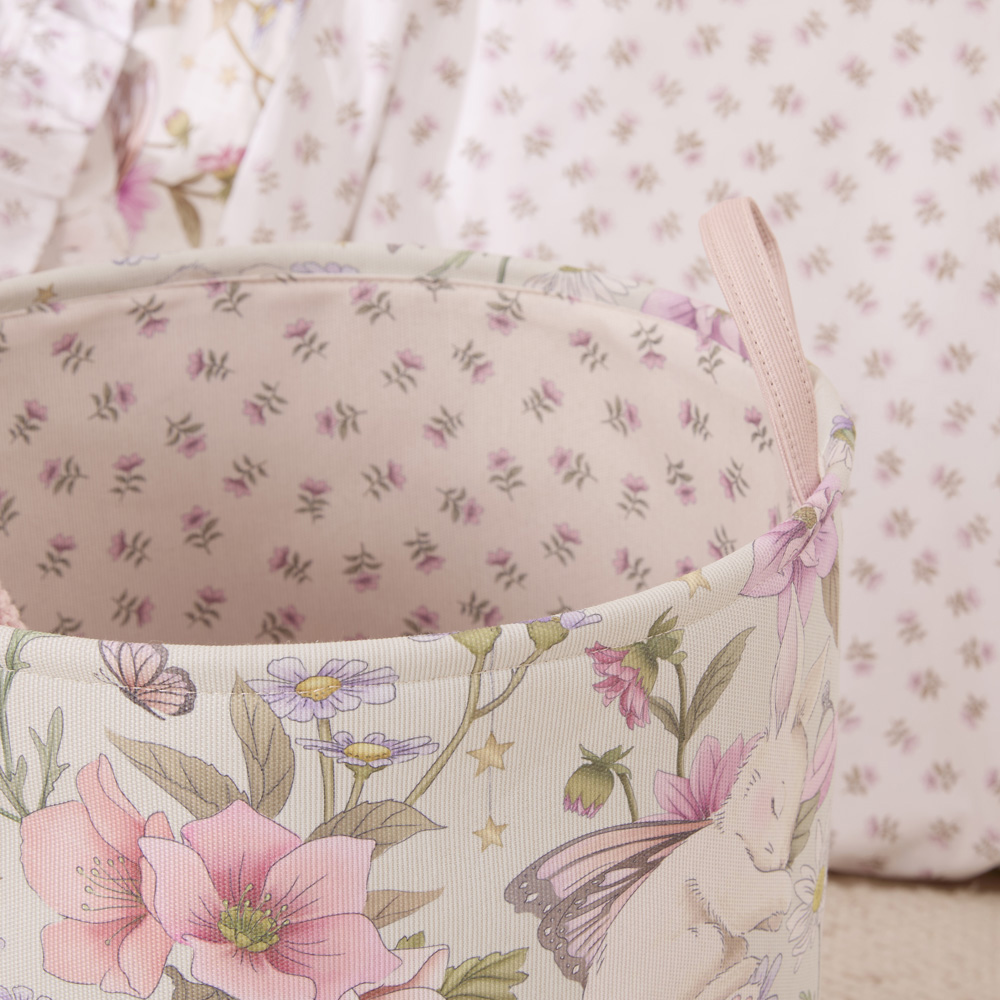 Adairs Kids - Fleur Harris Flutterbunny Printed Basket | Adairs