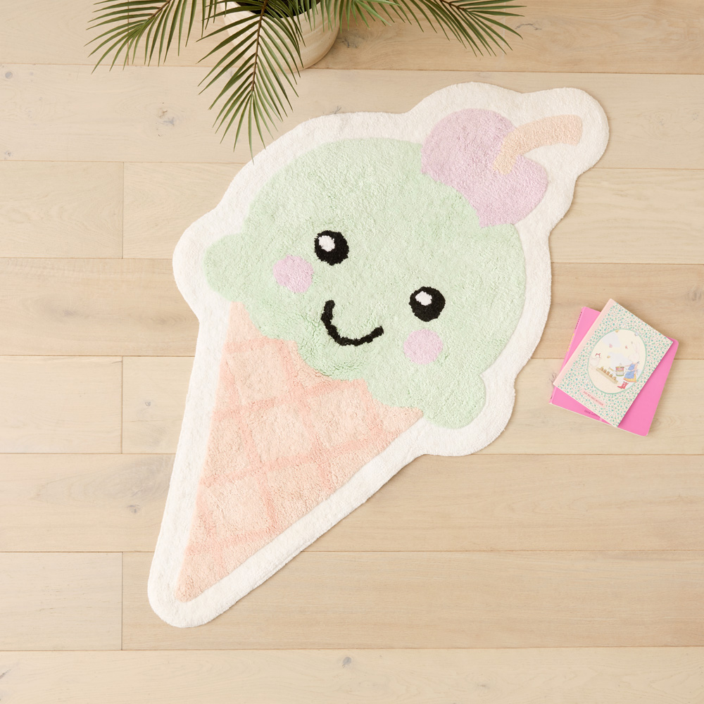 Adairs Kids - Shaped Ice Cream Sundae Decorative Rug | Adairs