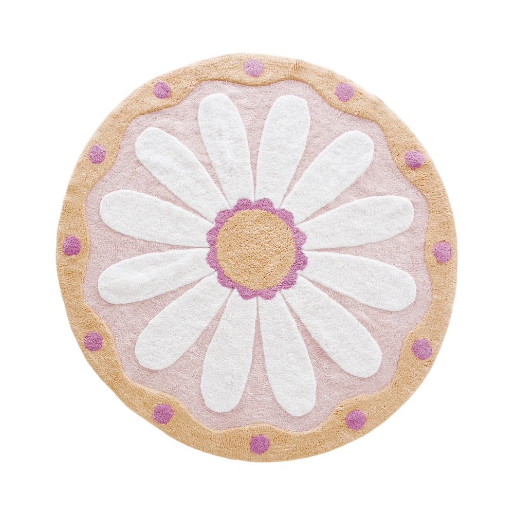 Adairs Kids - Marni Floral Round Decorative Rug | Adairs