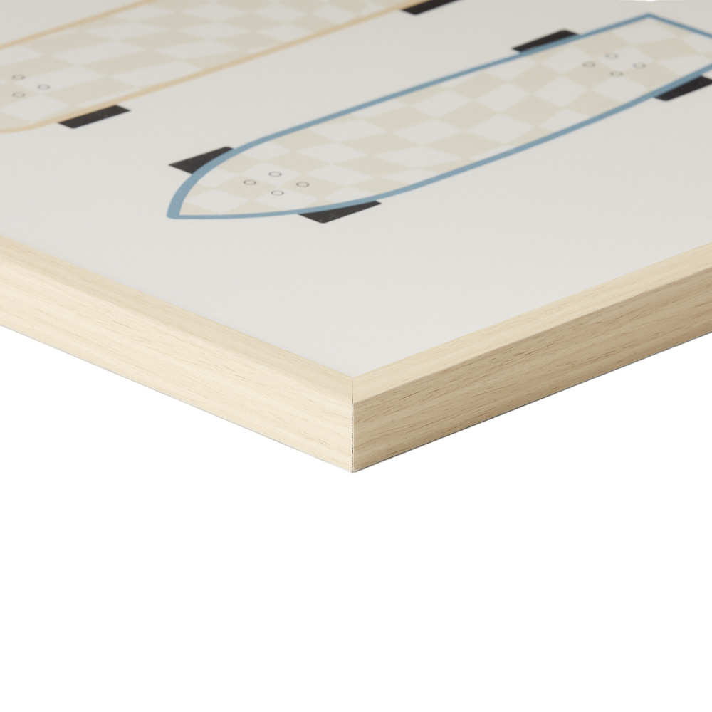 Adairs Kids - Skateboard Check Wall Art | Adairs