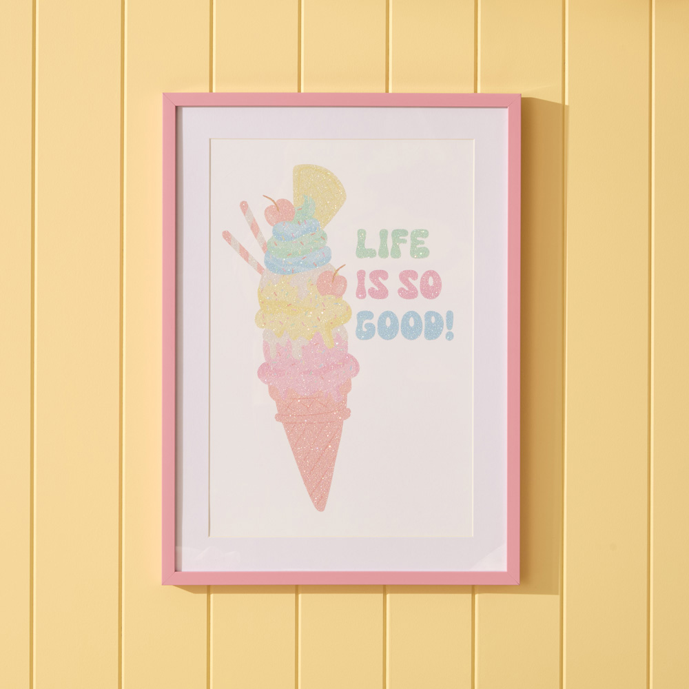 Adairs Kids - Ice Cream Sundae Wall Art | Adairs
