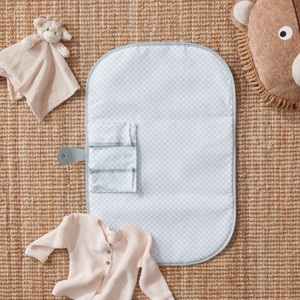 Adairs Kids - Soft Check Travel Change Mat | Adairs