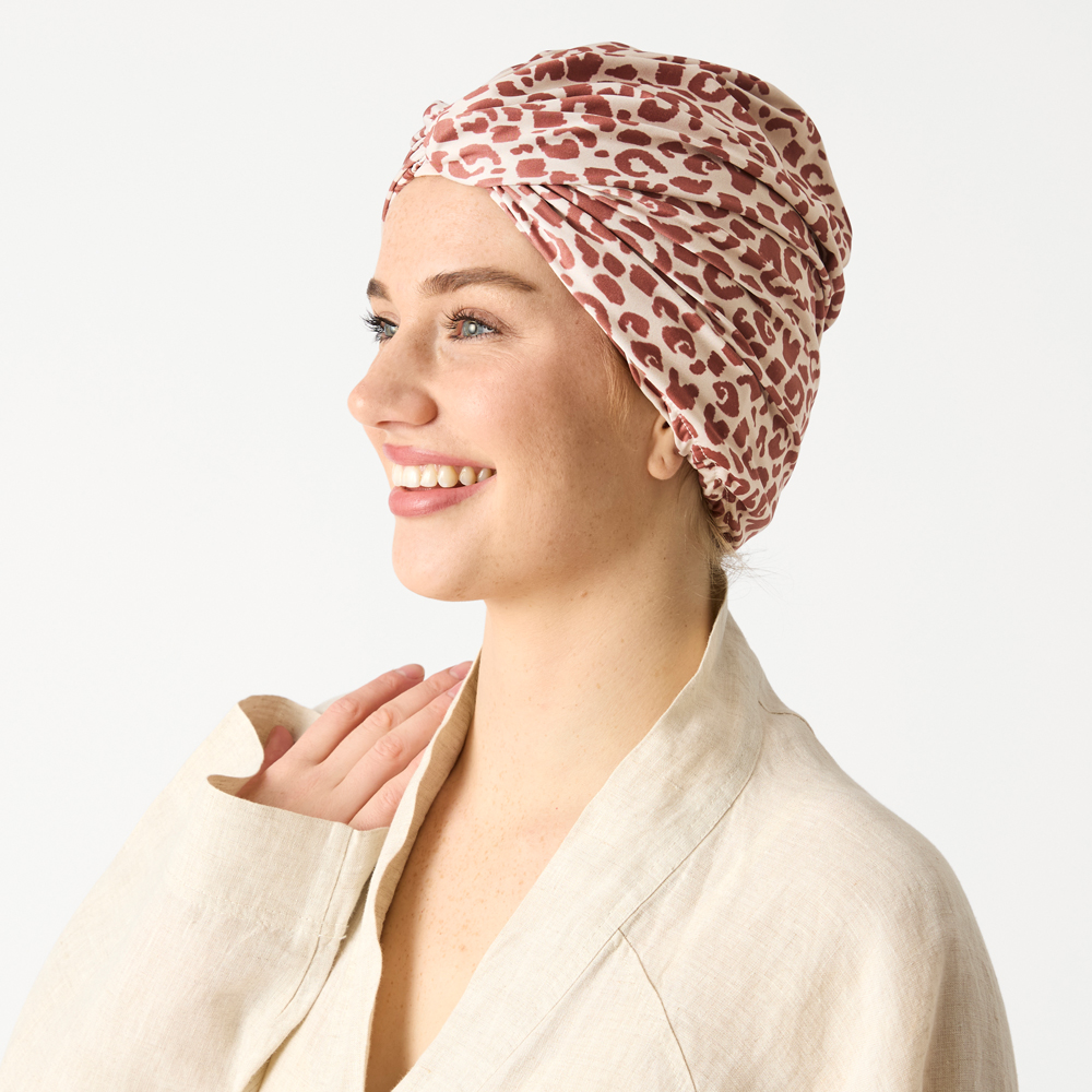 Printed Sorrento Leopard Shower Cap | Adairs