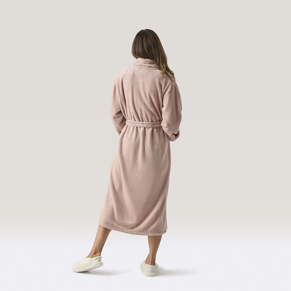Ultra Soft Rose Bathrobe | Adairs
