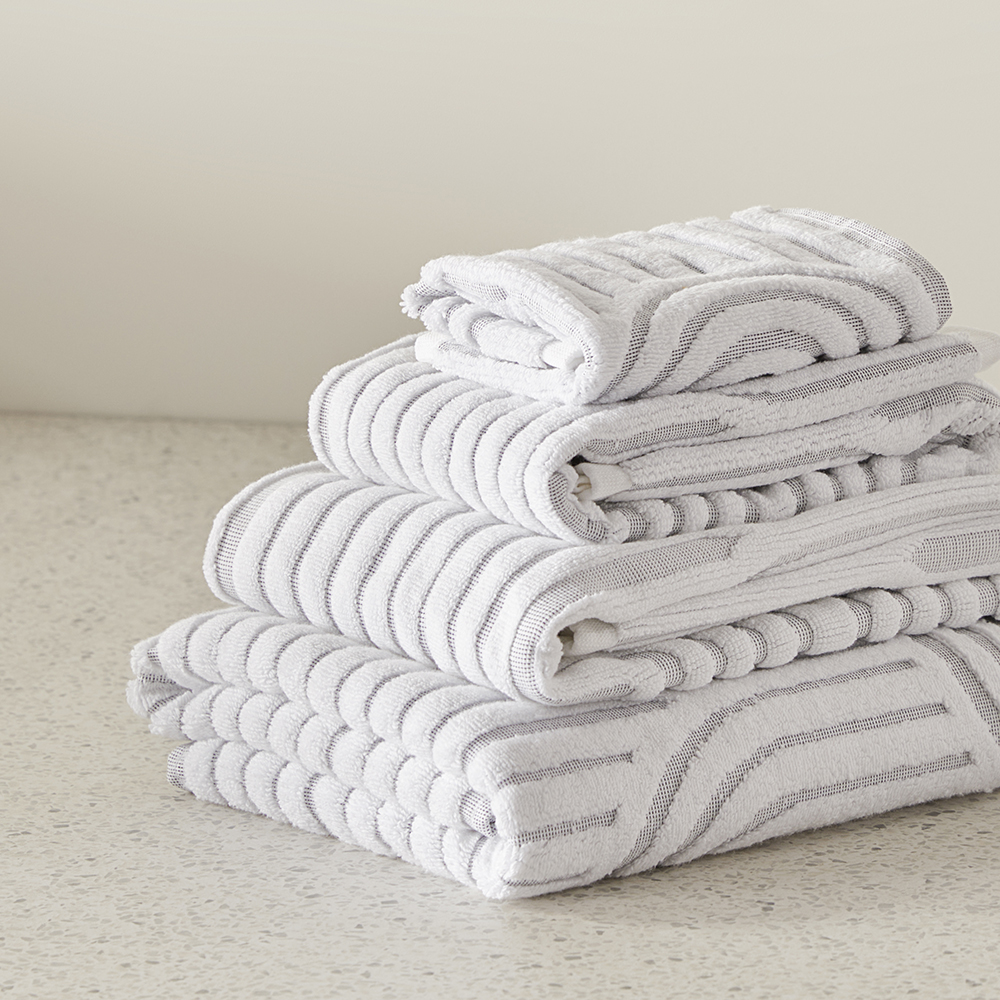Archie Black Marle Towel Range | Adairs