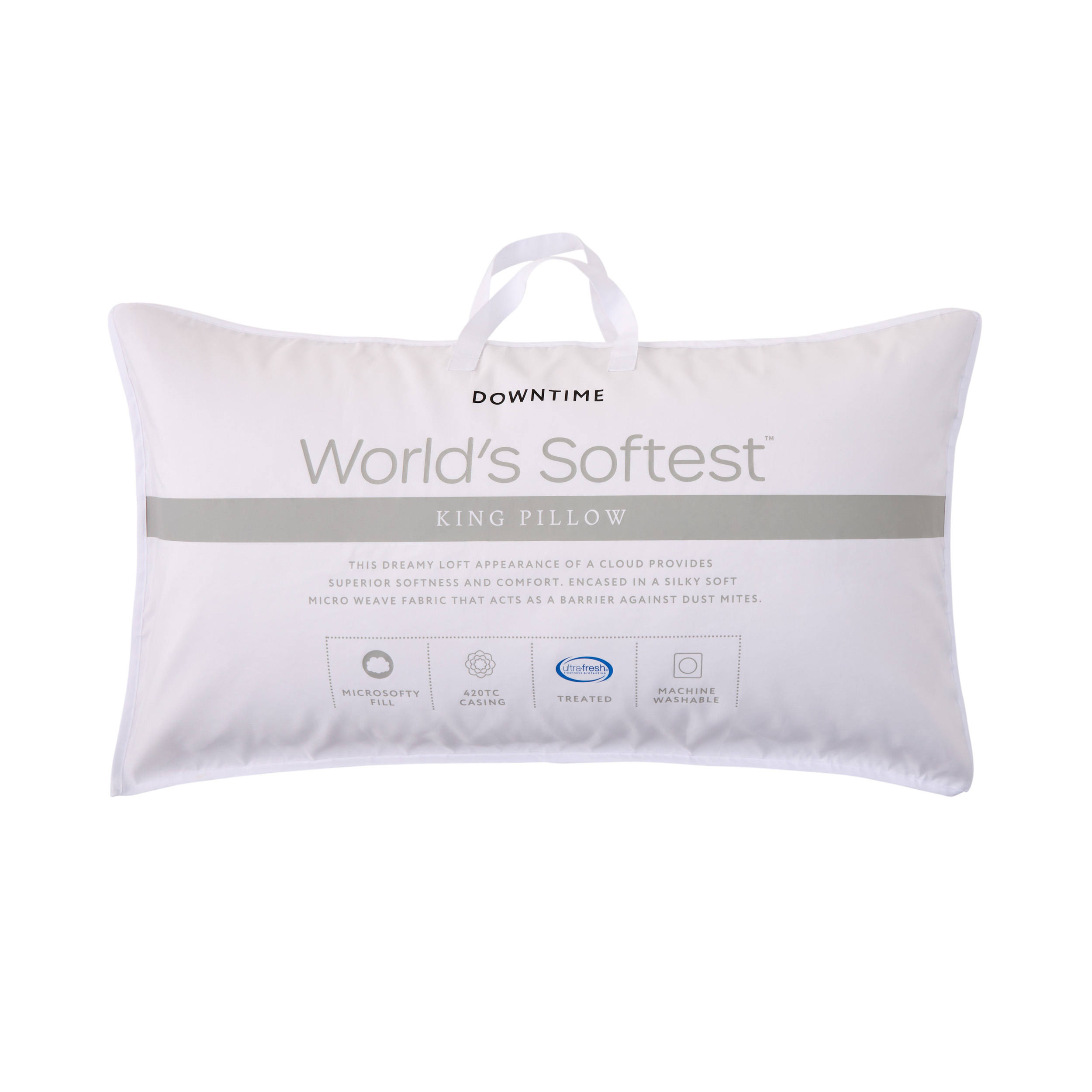 Downtime - World's Softest - King Pillow | Adairs