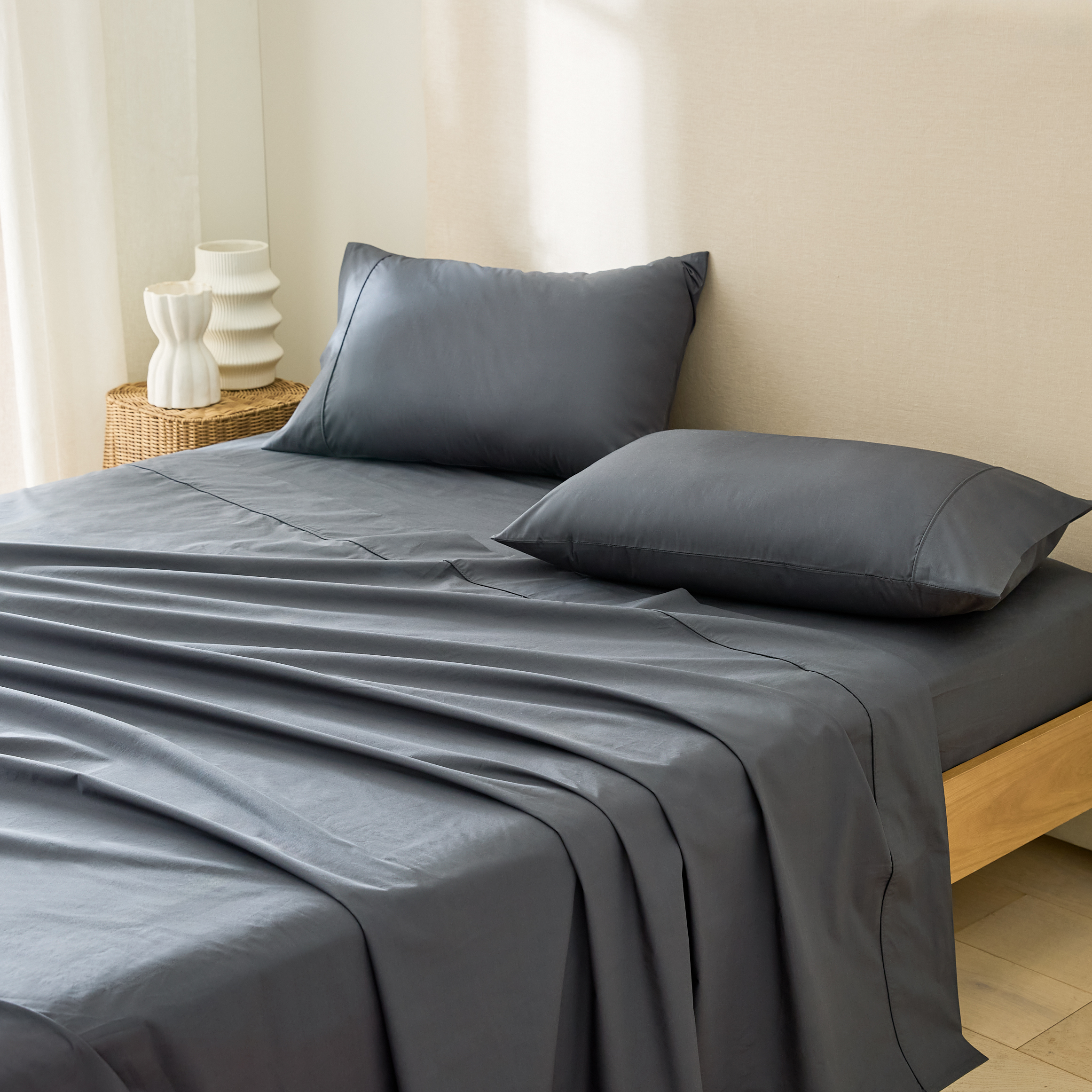 Fresh Coal Sheet Separates | Adairs