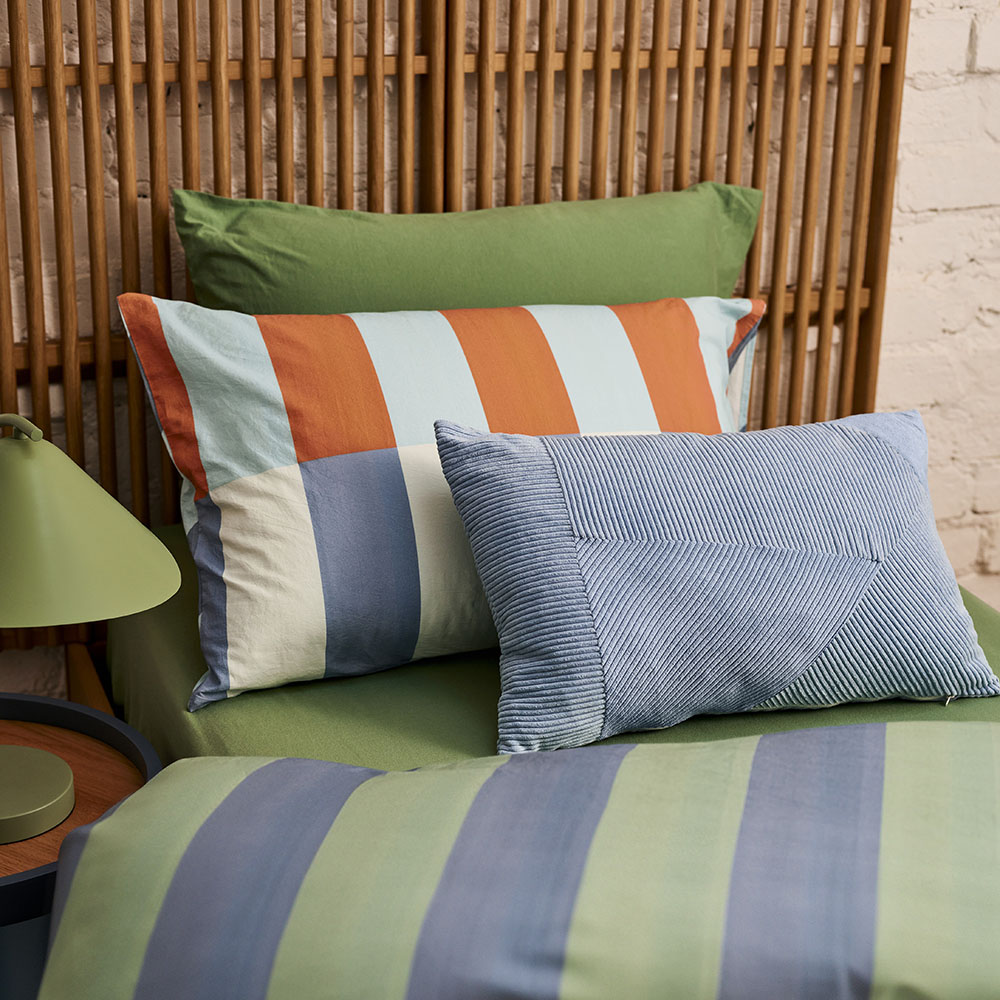 Adairs Kids - Stonewashed Tanner Blue Quilt Cover Set | Adairs