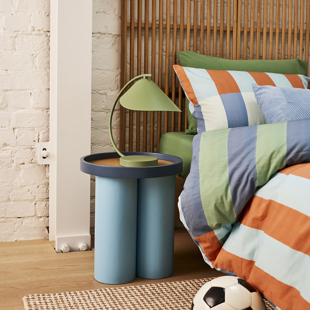 Adairs Kids - Stonewashed Tanner Blue Quilt Cover Set | Adairs