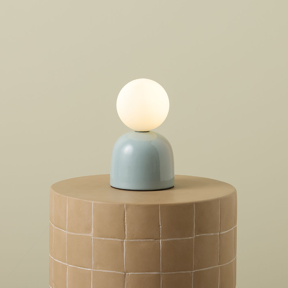 Clapton Light Blue Table Light | Adairs