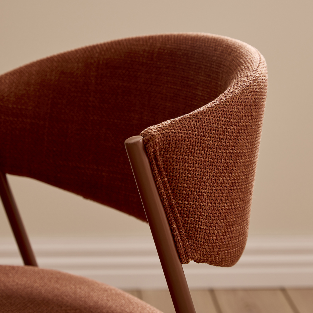 Malone Terracotta Dining Chair Set of 2 | Adairs