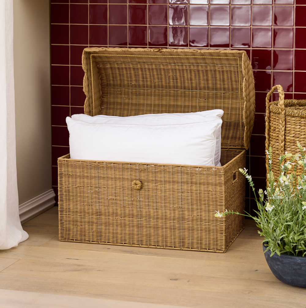 Lottie Natural Storage Chest | Adairs