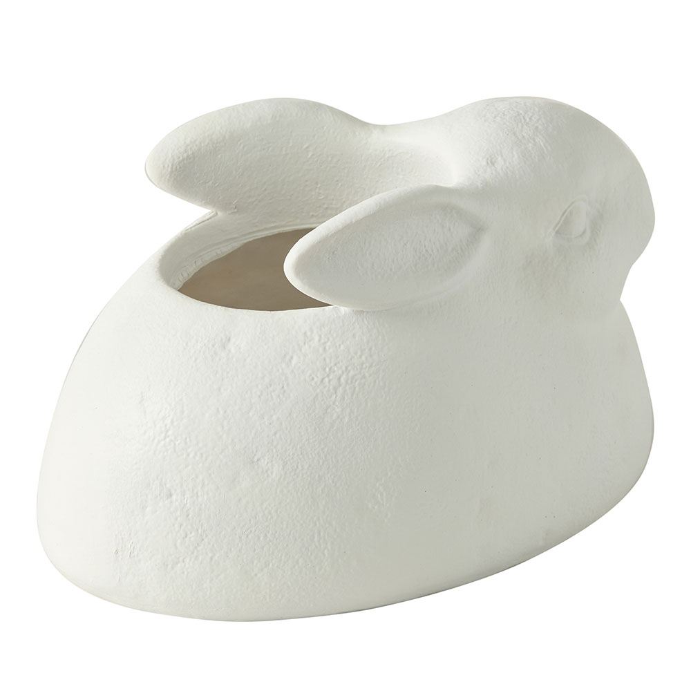 Rabbit White Planter | Adairs