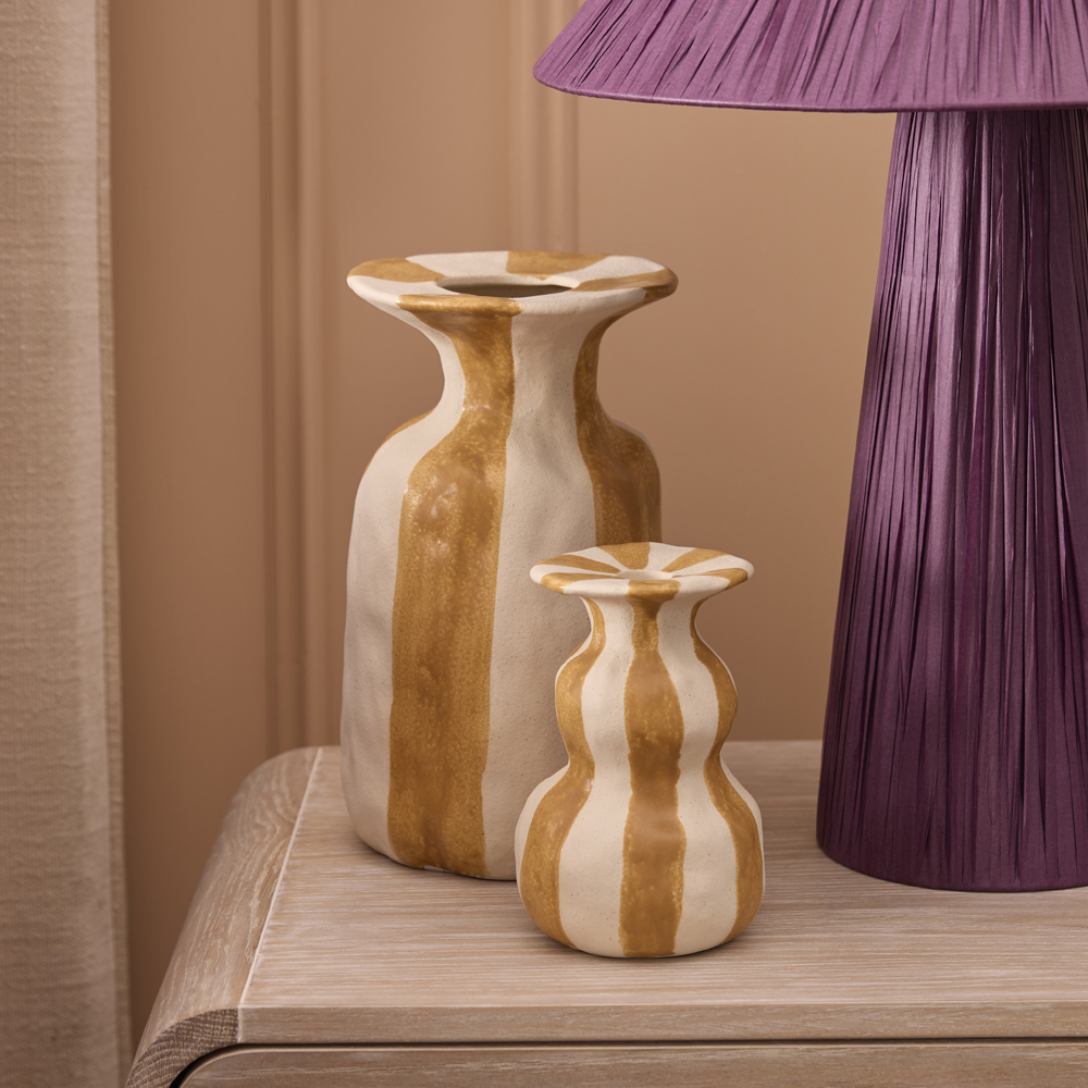 Coventry Taupe Vase | Adairs
