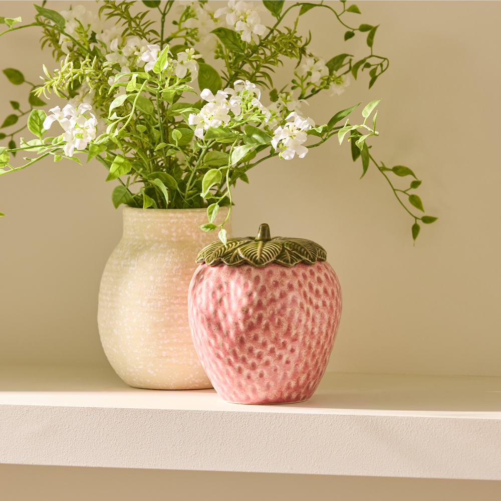 Strawberry Pink Canister | Adairs