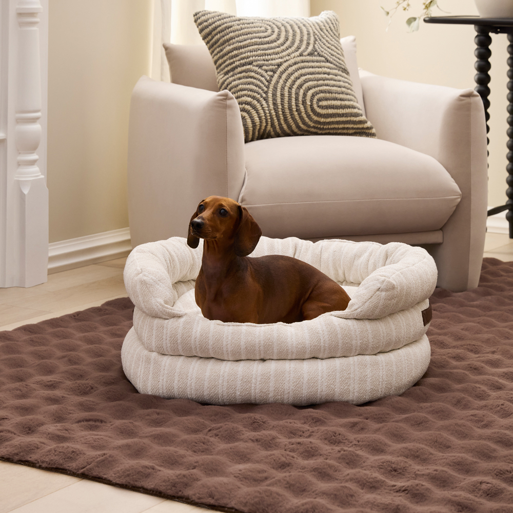 Ziggy Brooke Beige Pet Bed | Adairs