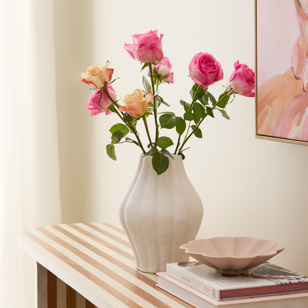 Willow White Extra Large Vase | Adairs