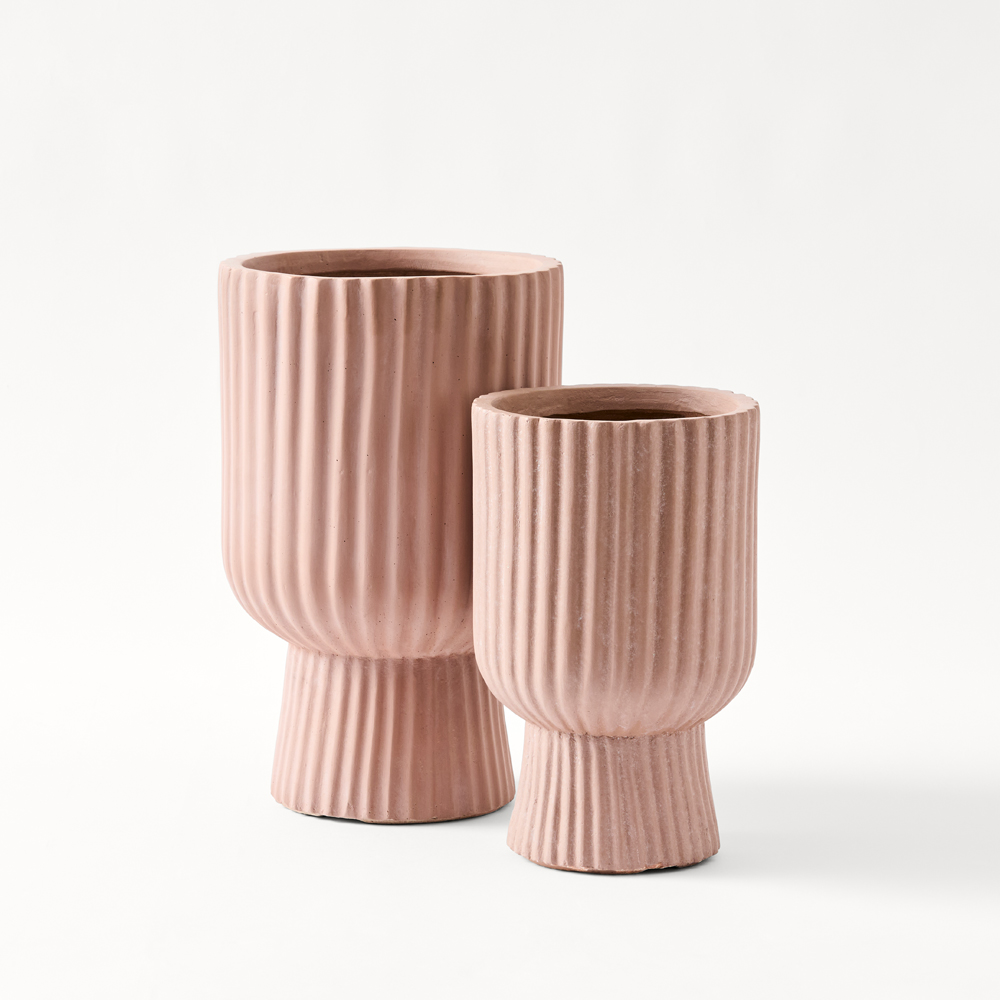 Apollo Blush Pink Indoor & Outdoor Pot | Adairs